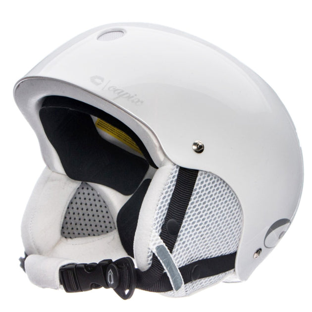 Capix Shorty Helmet White Gray Snowboard Ski Skate OS XS Small 50-54cm ...