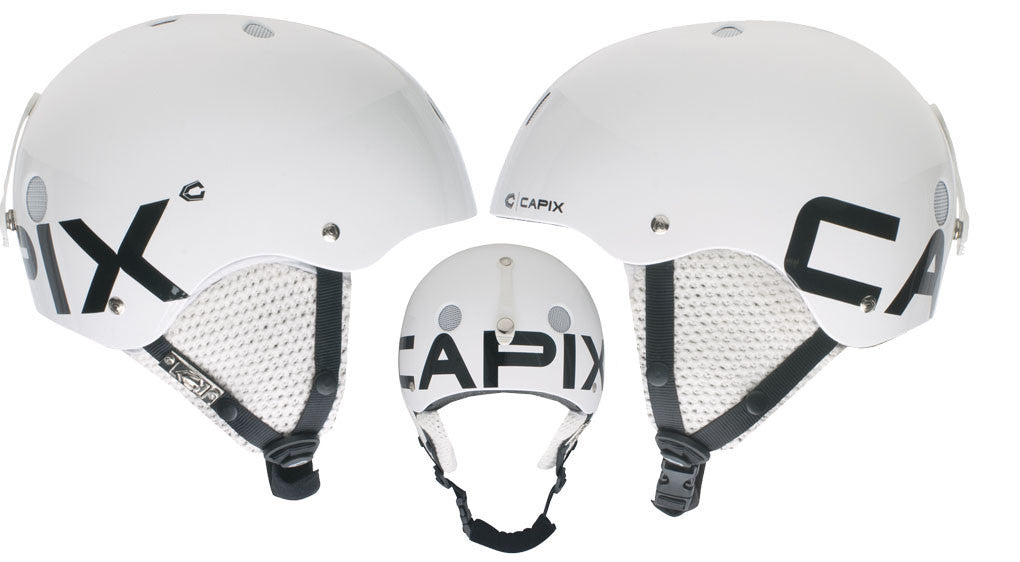Capix Shorty Grom/Kids Kids Helmet White snowboard, ski skate, wake, b ...