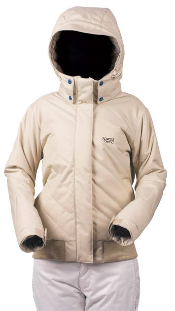 Special Blend Spice Snowboard Jacket womens 10k mm Tan Medium | Winter ...